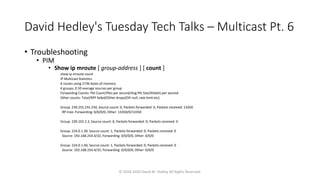 Learning Multicast Part 6 Troubleshooting | PPT