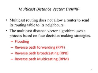Multicast routing | PPTX