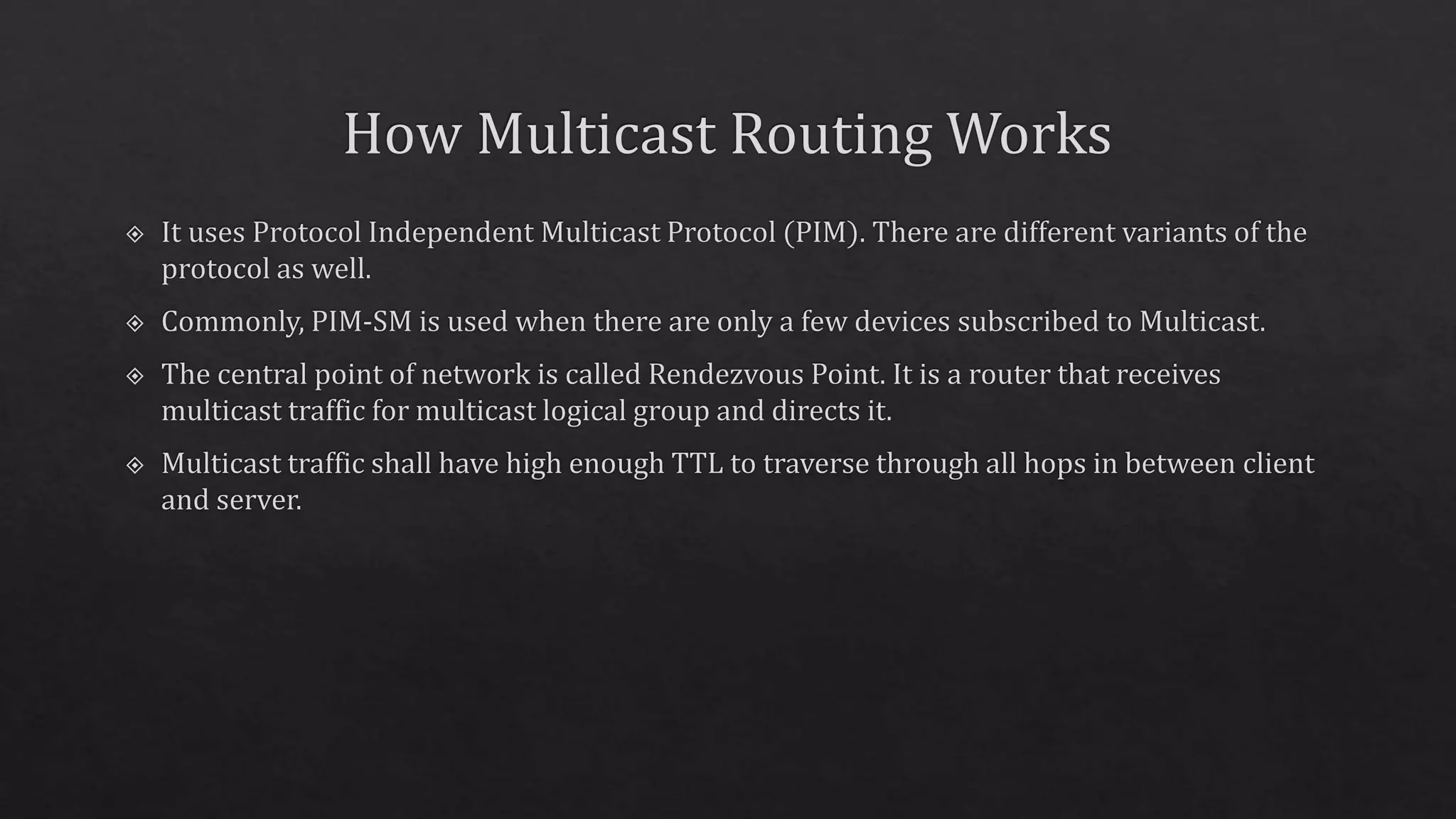 Multicast Routing Pptpptx