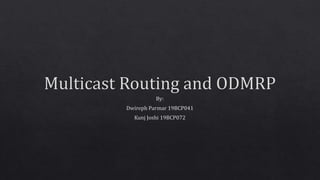 Multicast Routing PPT.pptx