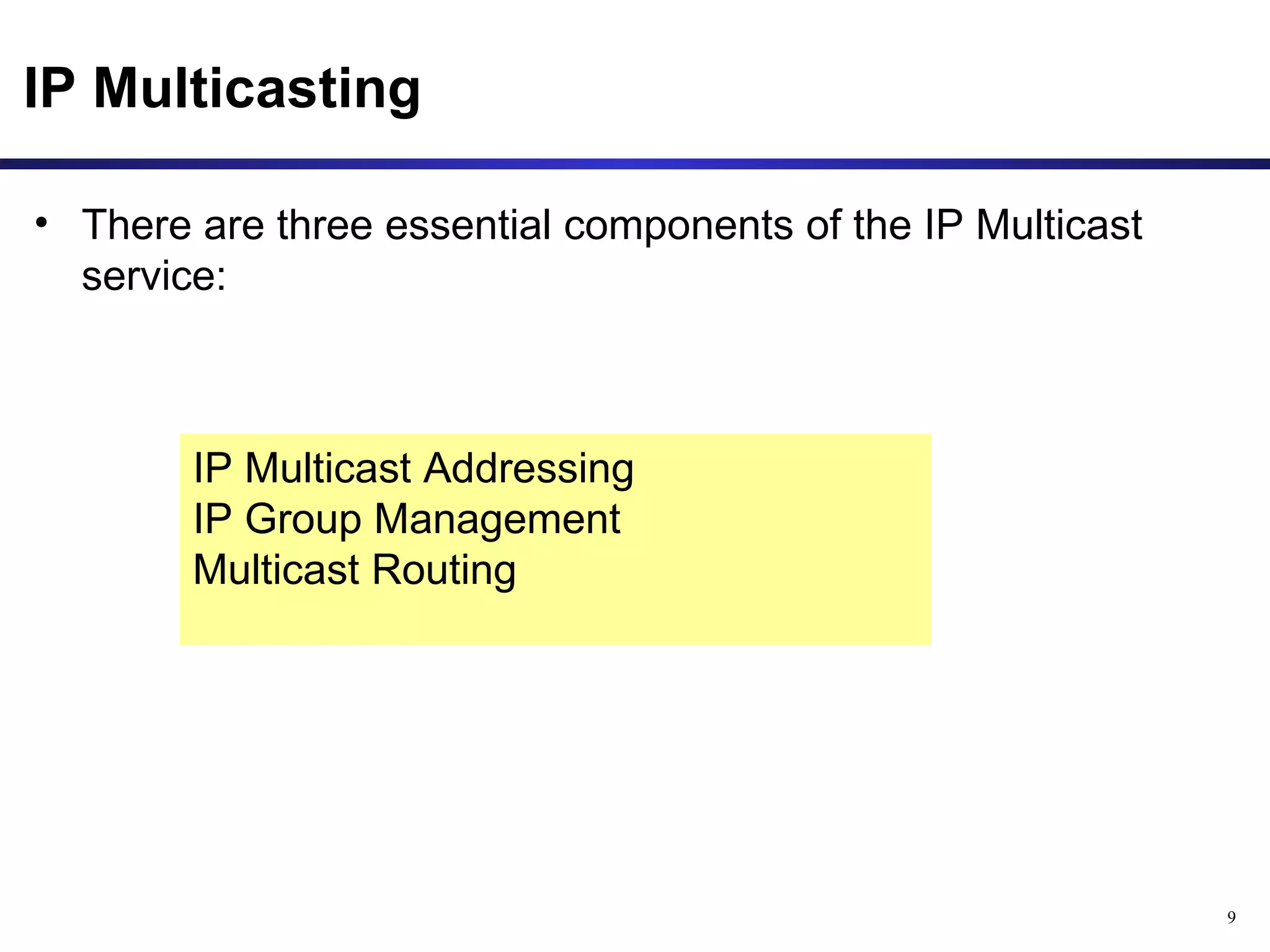 Multicast Routing Protocols Ppt Computer Networking Computing