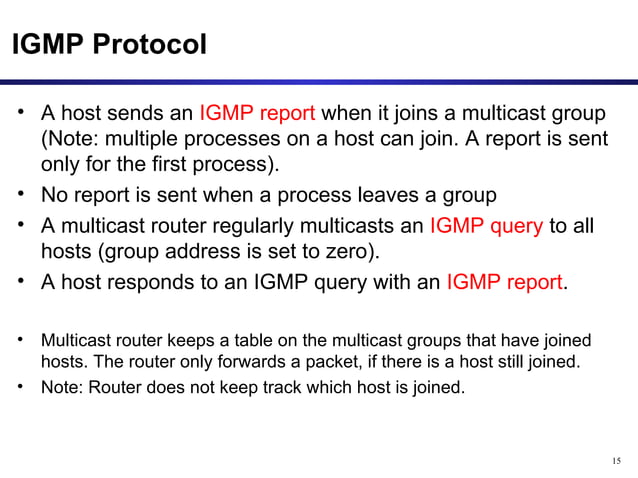 Multicast Routing Protocols Ppt Computer Networking Computing