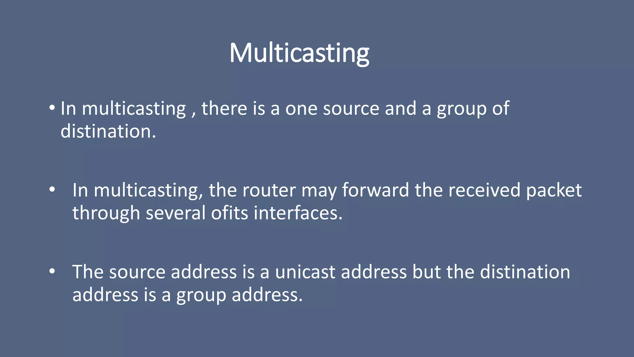 Multicast routing protocols | PPTX