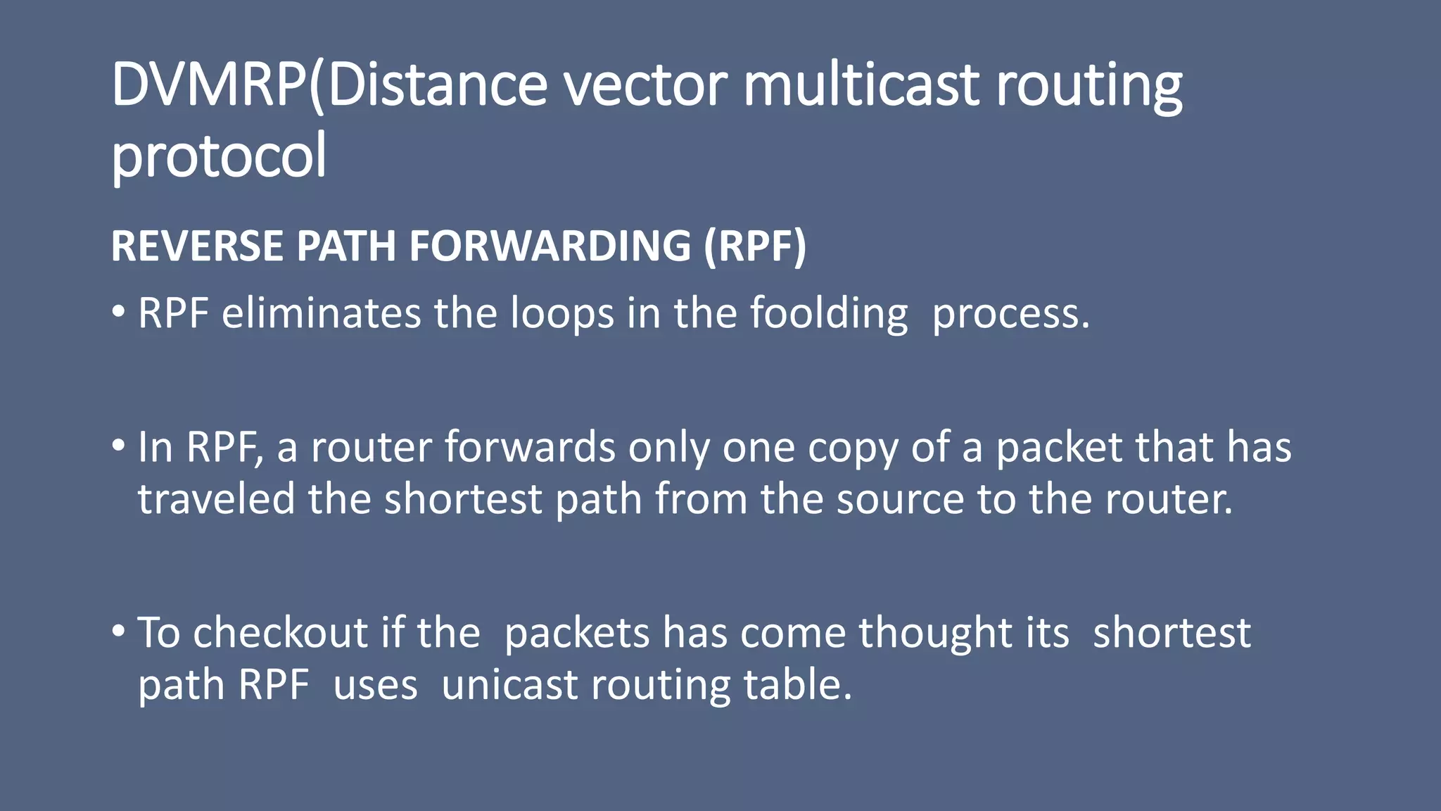 Multicast routing protocols | PPTX