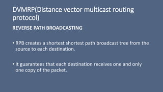 Multicast routing protocols | PPTX