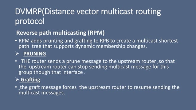 Multicast routing protocols | PPTX