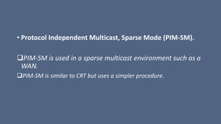 Multicast routing protocols | PPTX