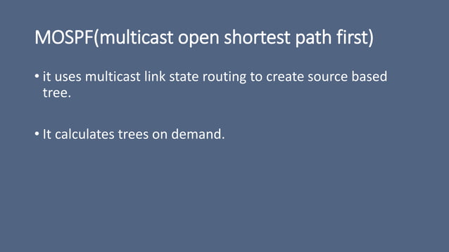 Multicast routing protocols | PPTX