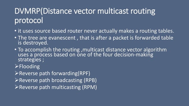 Multicast routing protocols | PPTX