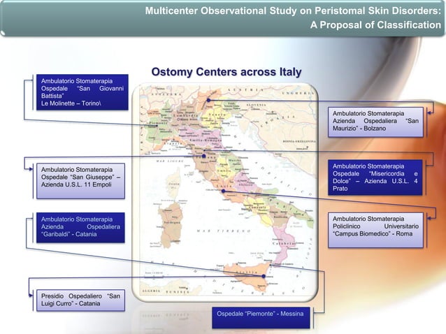 Multicenter observational study on peristomal skin disorders | PPT