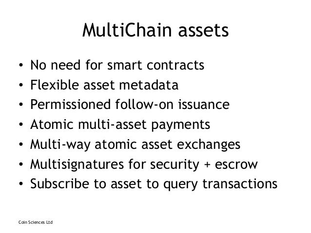 MultiChain – Private multicurrency blockchain platform MultiChain – Private multicurrency blockchain platform
