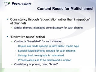 Multi-Channel WCM Projects: Making Them Work | PPT