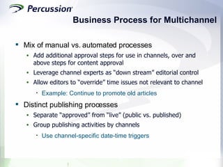 Multi-Channel WCM Projects: Making Them Work | PPT