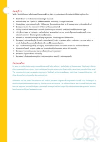 Multi Channel Customer Management | PDF