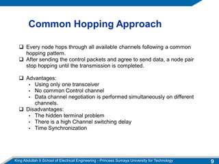 Multi Channel Protocols In Cognitive Radio Networks | PPT