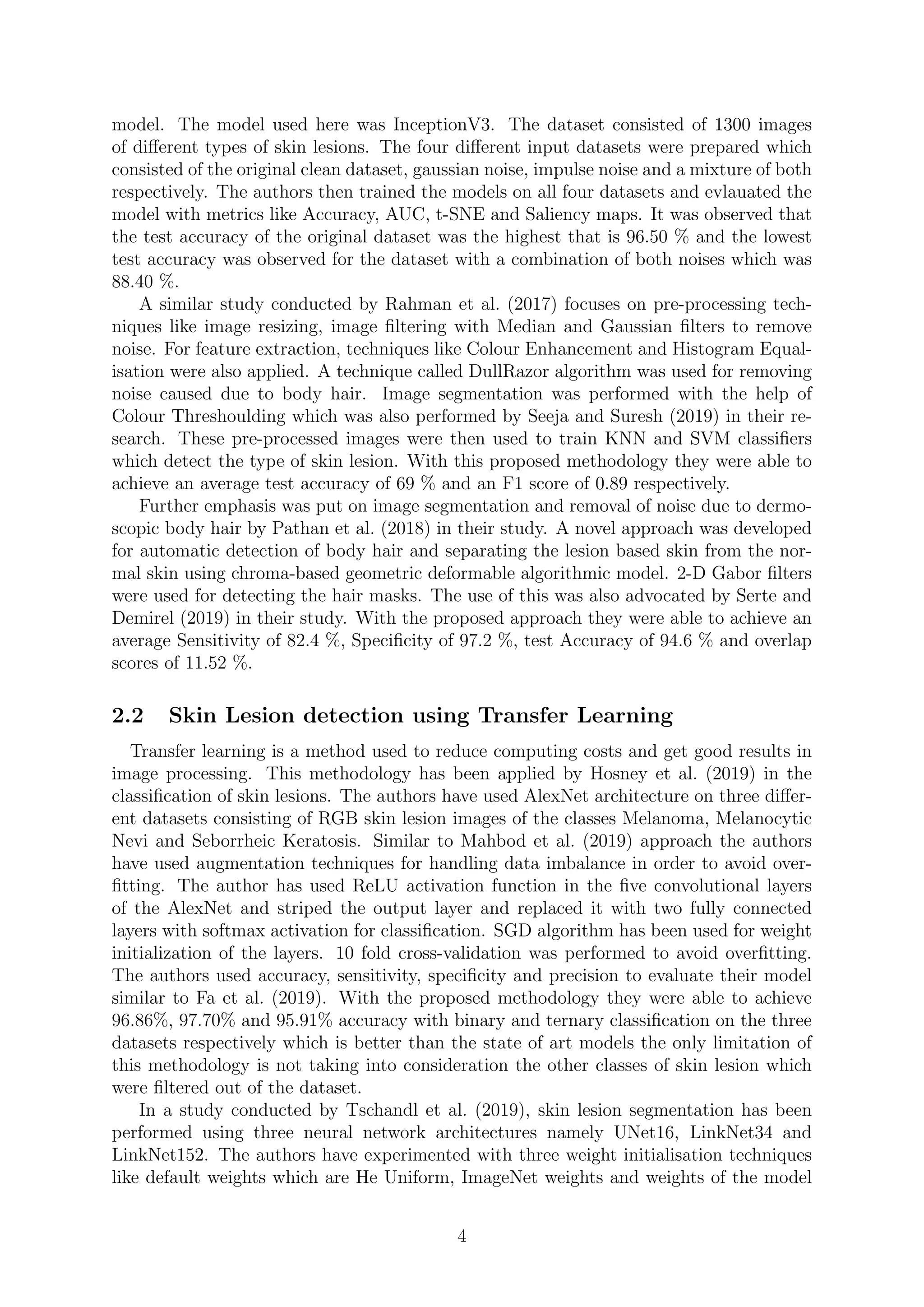 Multiclass skin lesion classification with CNN and Transfer Learning | PDF
