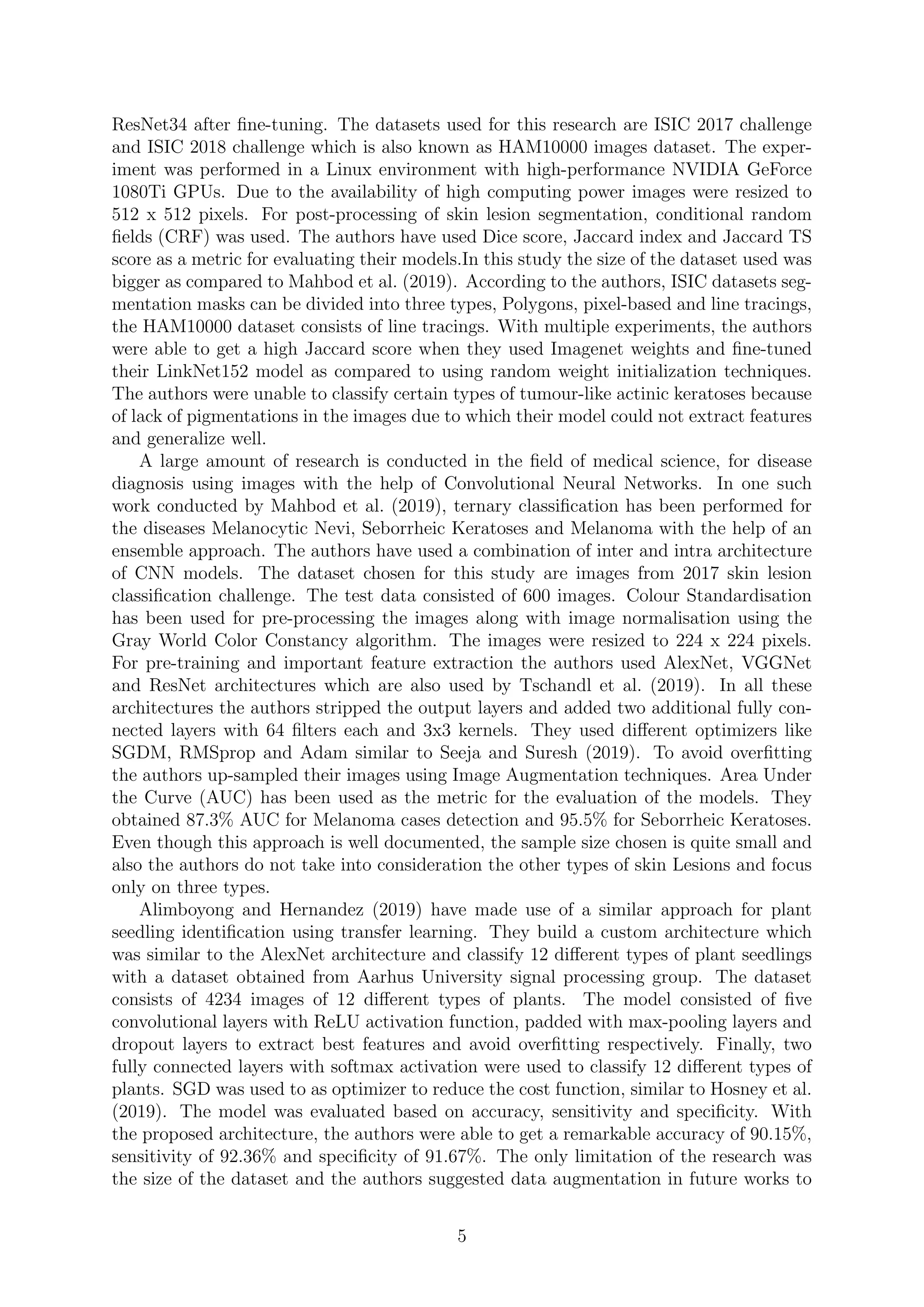 Multiclass skin lesion classification with CNN and Transfer Learning | PDF