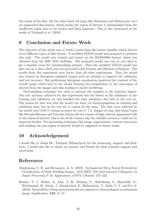 Multiclass skin lesion classification with CNN and Transfer Learning | PDF
