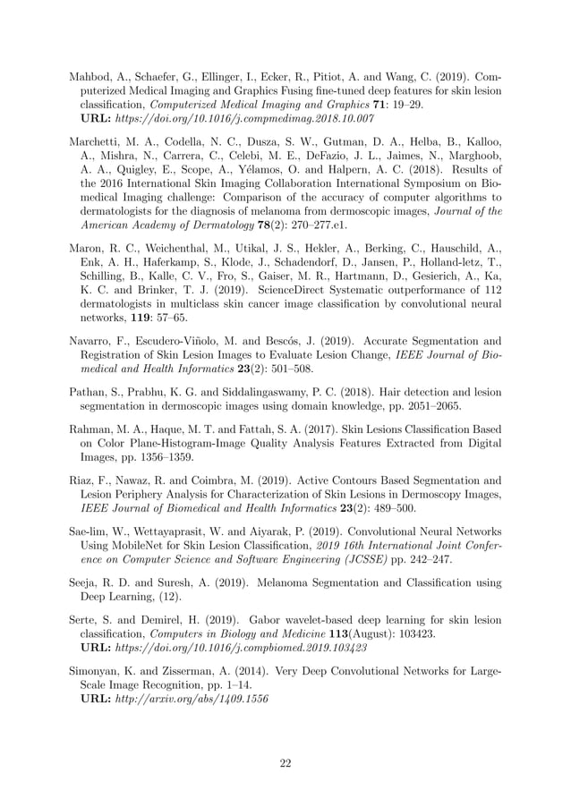 Multiclass skin lesion classification with CNN and Transfer Learning | PDF