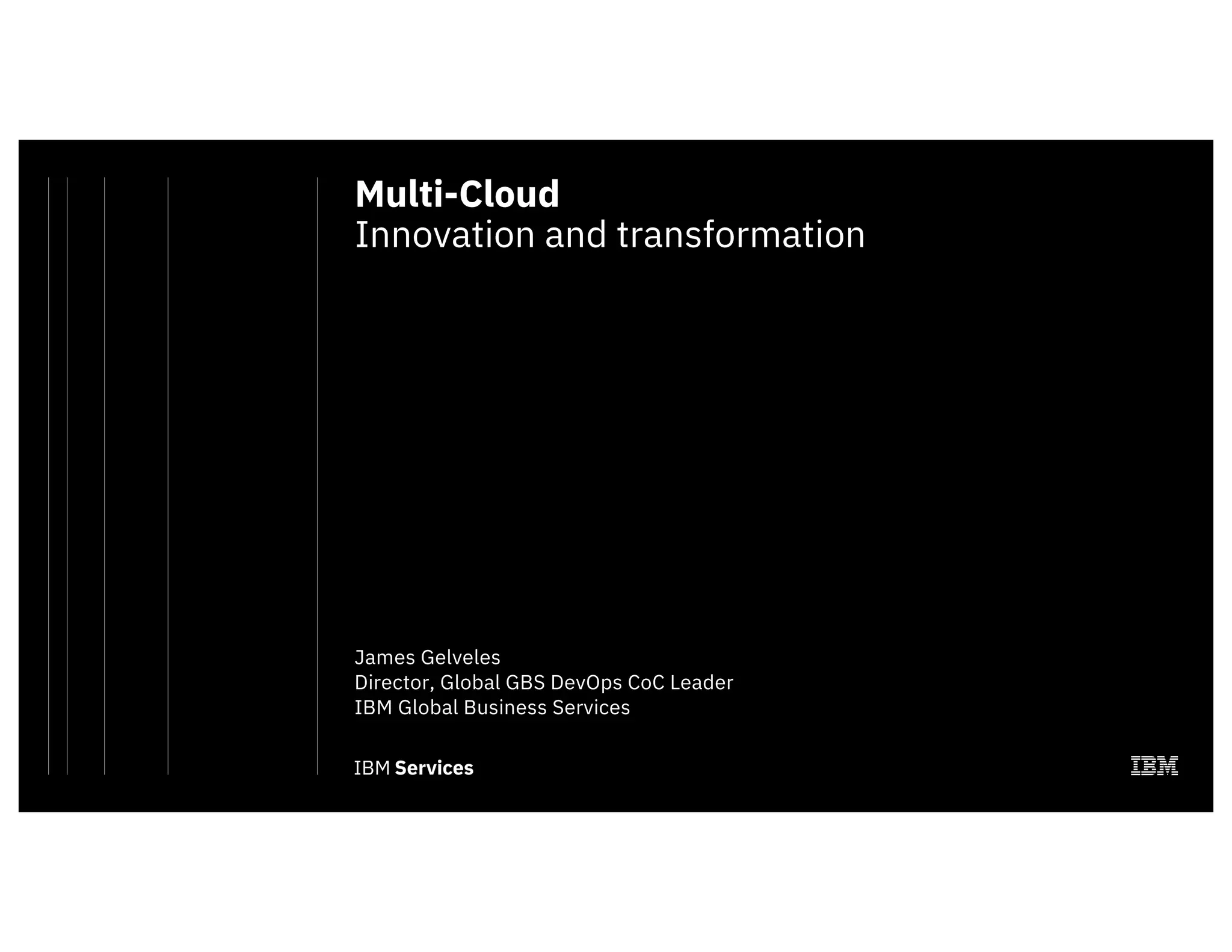 Pathways to Multicloud Transformation | PPT