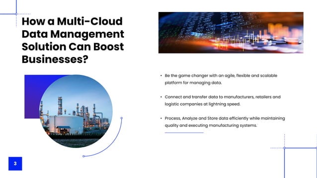 Multi Cloud Data Integration- Manufacturing Industry | PPTX | Cloud Computing | Internet