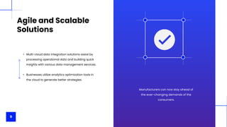 Multi Cloud Data Integration- Manufacturing Industry | PPTX | Cloud Computing | Internet