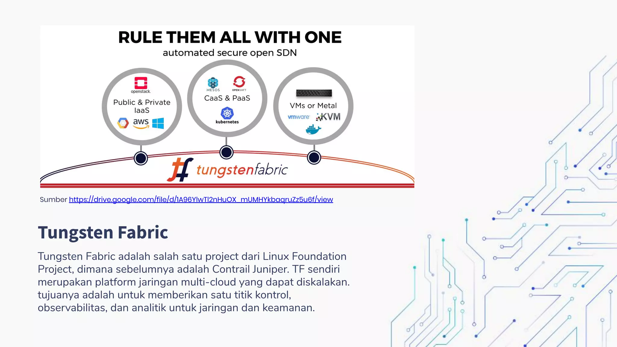 Multicloud Networking SDN with Tungsten Fabric | PDF