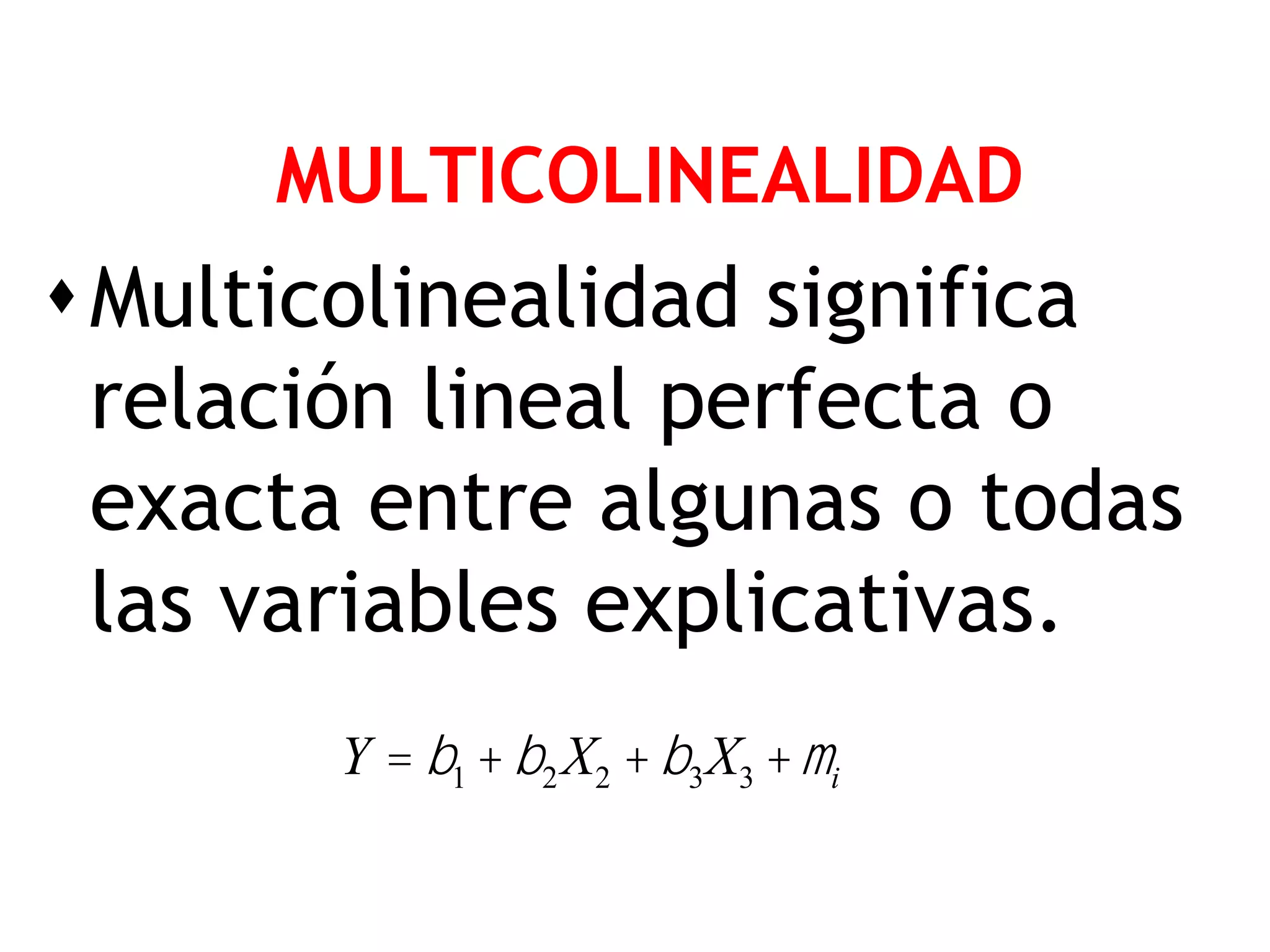 Multicolinealidad | PPTX