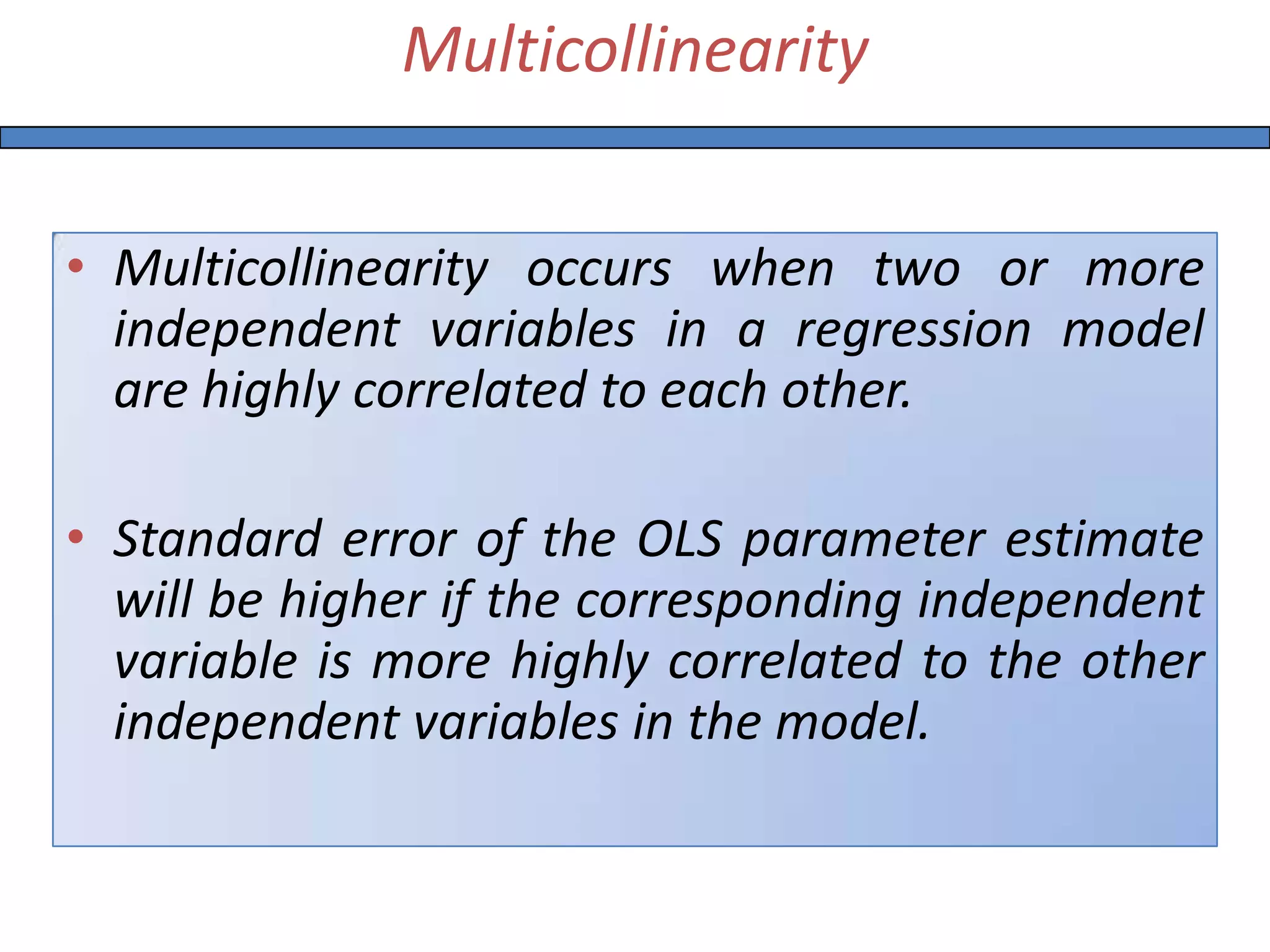 Multicolinearity Pptx Physics Science
