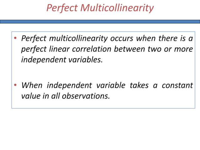 Multicolinearity | PPTX | Physics | Science