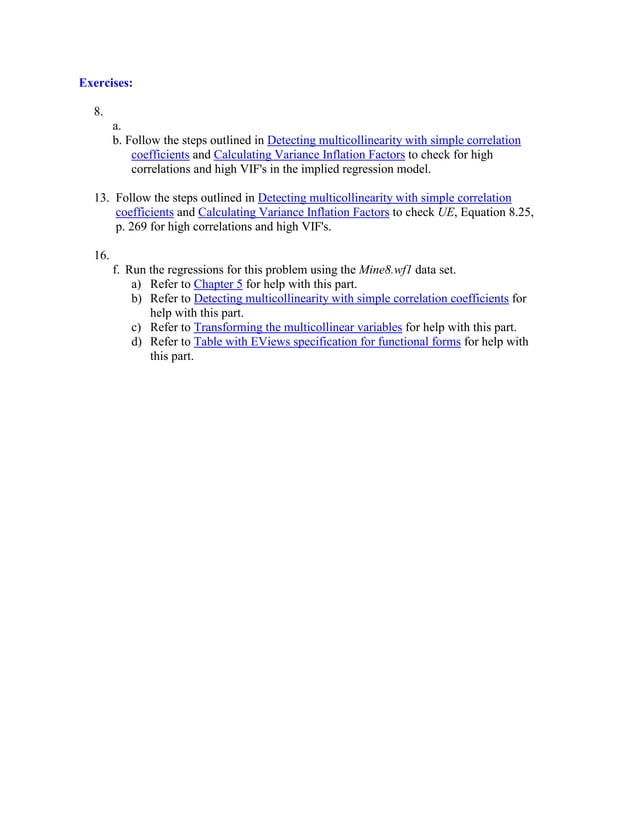 Multicollinearity | PDF | Business Accounting & Finance | Business