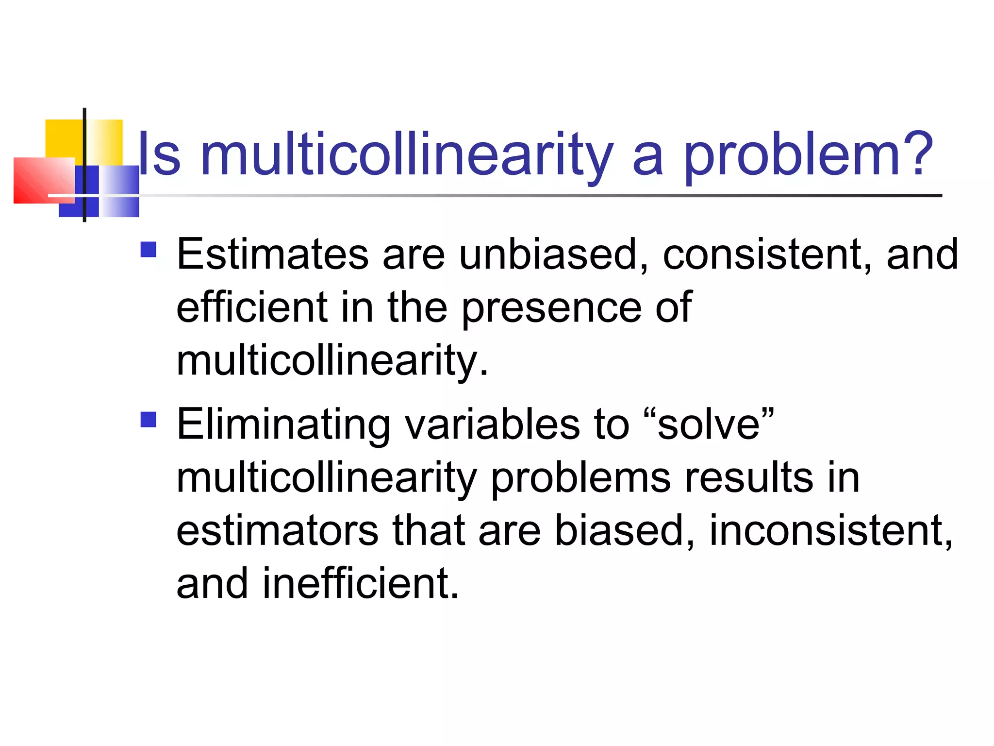 Multicollinearity | PPT