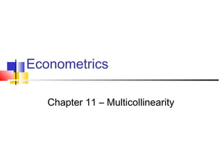 Multicollinearity | PPT