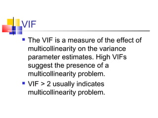 Multicollinearity | PPT