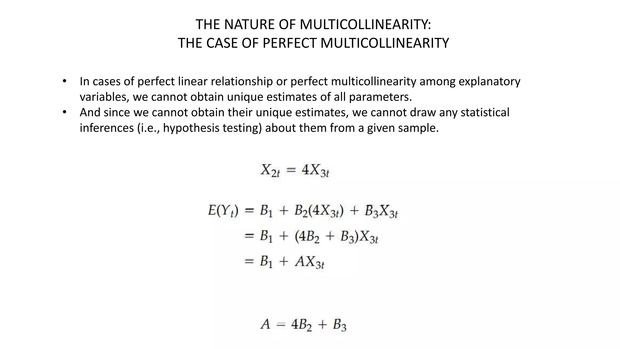 Multicollinearity PPT | PPTX