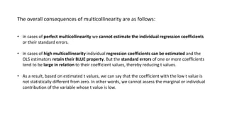 Multicollinearity PPT | PPTX