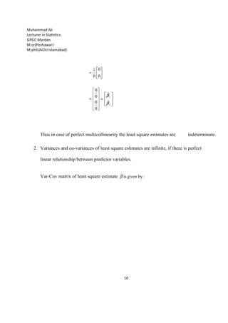 Multicollinearity1 | PDF