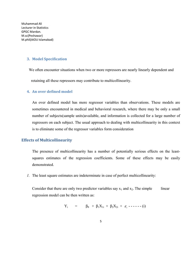 Multicollinearity1 | PDF