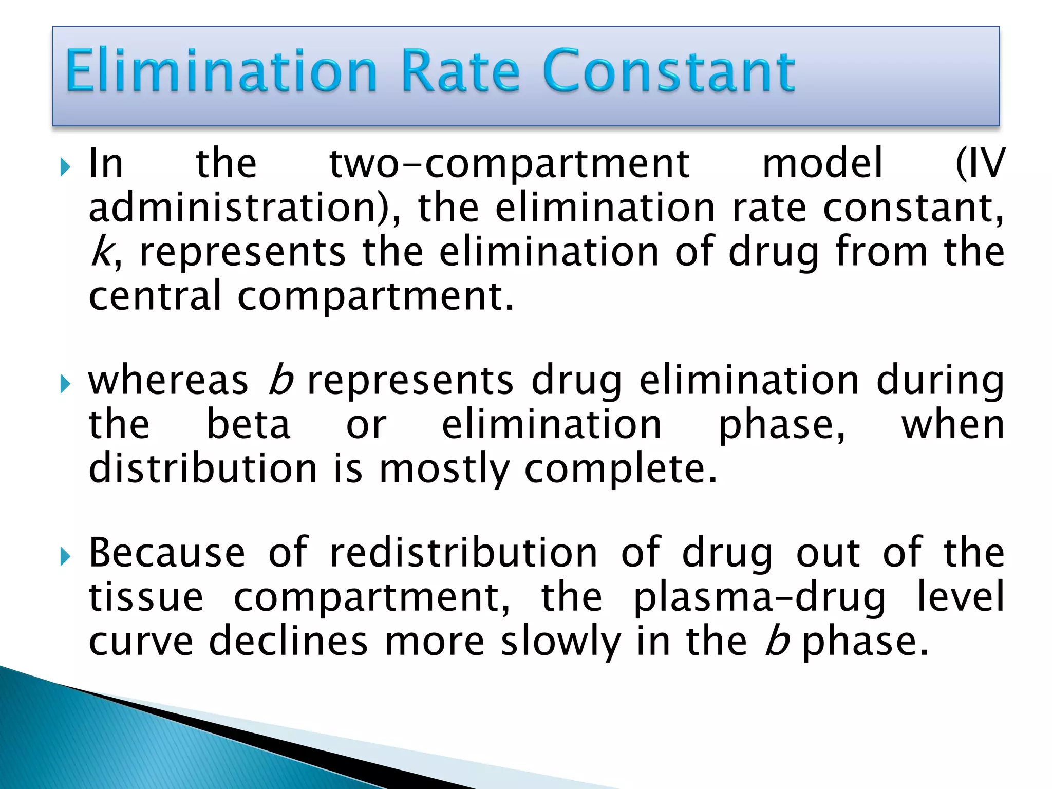 Pharmacokinetics / Biopharmaceutics - Multi compartment IV bolus | PDF