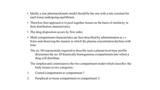 MULTI COMPARTMENT MODEL BIOPHARMACEUTICS..pdf