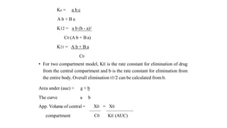MULTI COMPARTMENT MODEL BIOPHARMACEUTICS..pdf