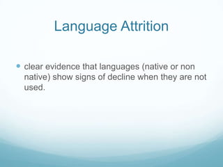 Multicompetence | PPT