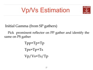 Multicomponent Seismic Data API | PPT