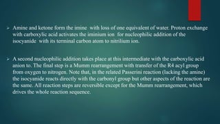 Multicomponent reaction | PPTX