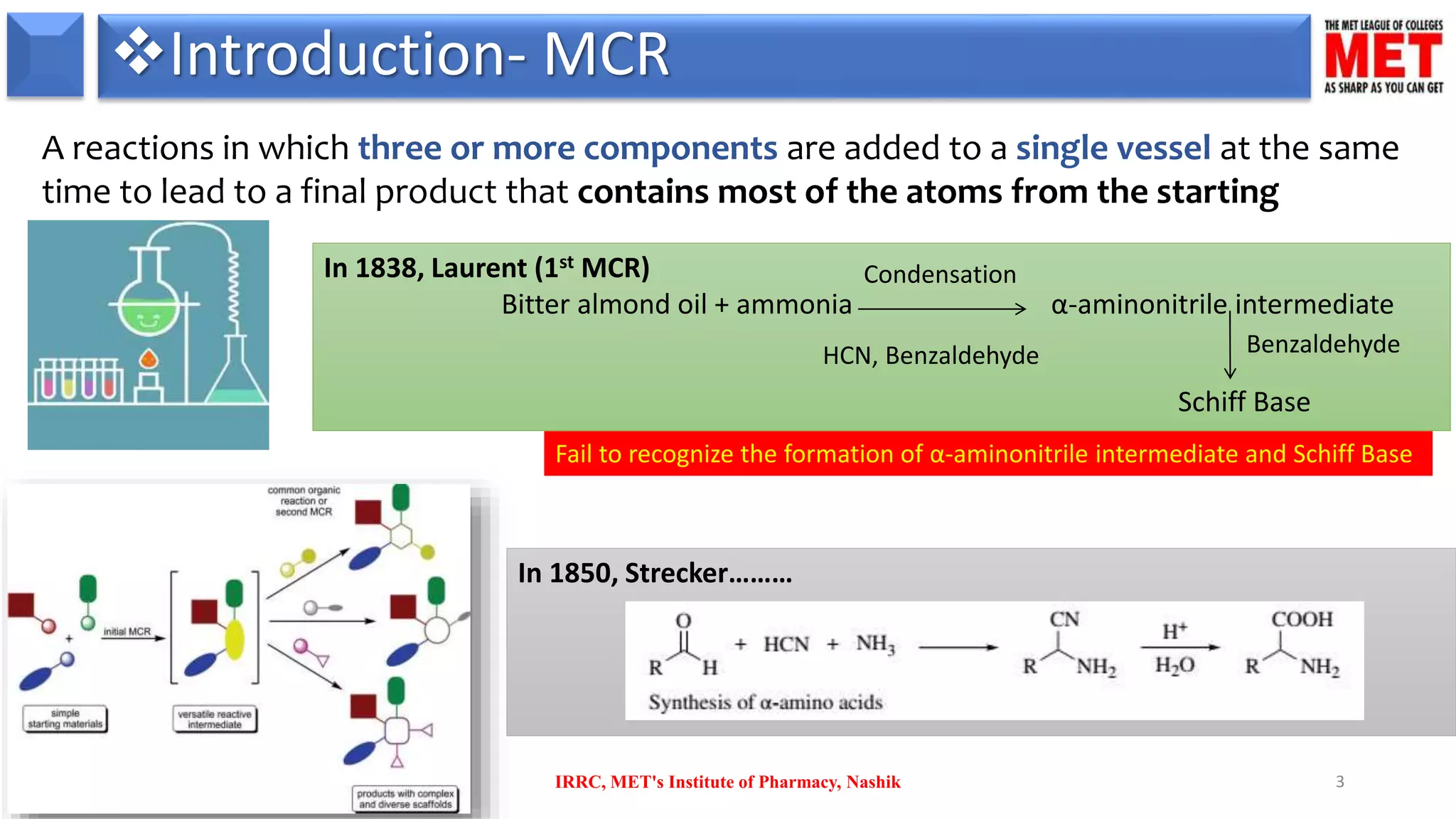 Multicomponent reaction | PPTX