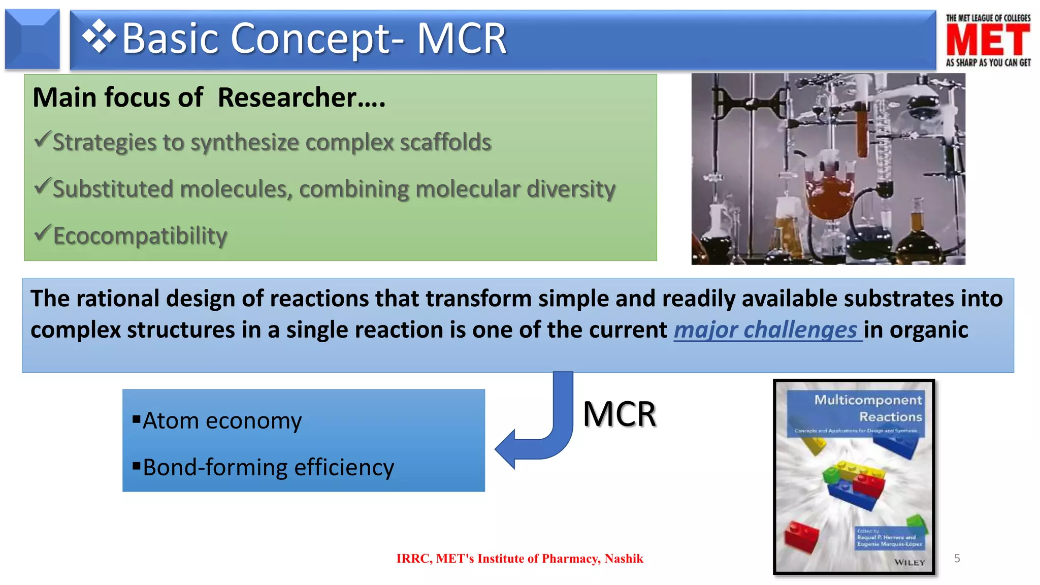 Multicomponent reaction | PPTX