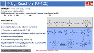 Multicomponent reaction | PPTX