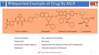 Multicomponent reaction | PPTX