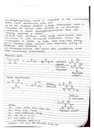 MULTICOMPONENT REACTIONS MSC SEM 2 OC CH1 .pdf | Chemistry | Science