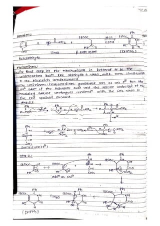 MULTICOMPONENT REACTIONS MSC SEM 2 OC CH1 .pdf | Chemistry | Science